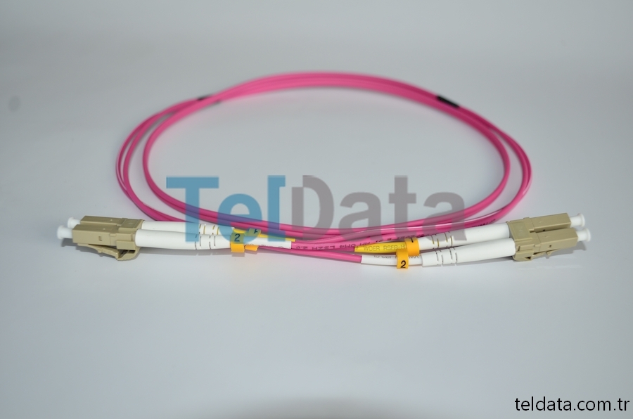 LC-LC Fiber Patch Cord MultiMode Duplex OM4